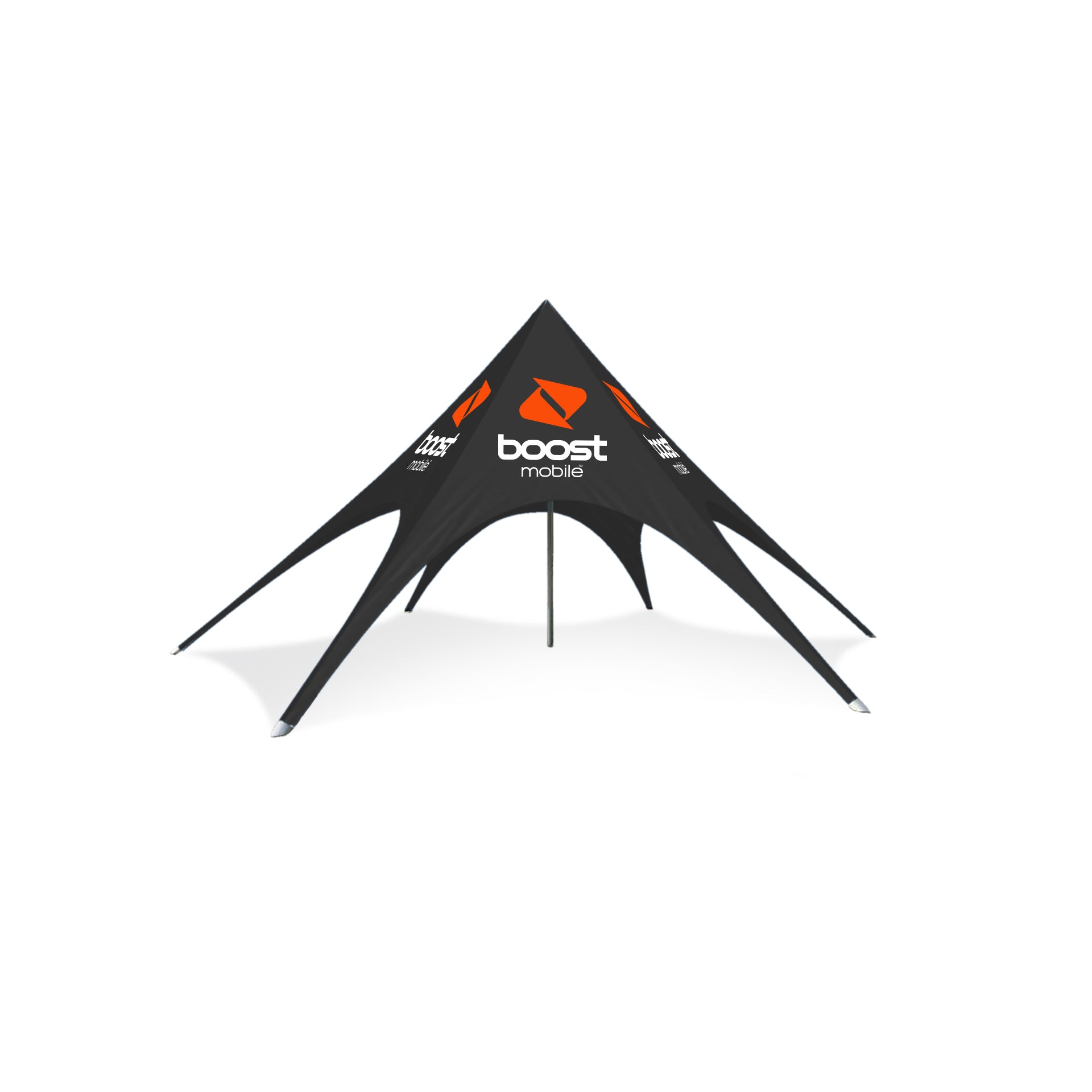 33ft Single Pole Custom Star Shade | Personalized Star Tent