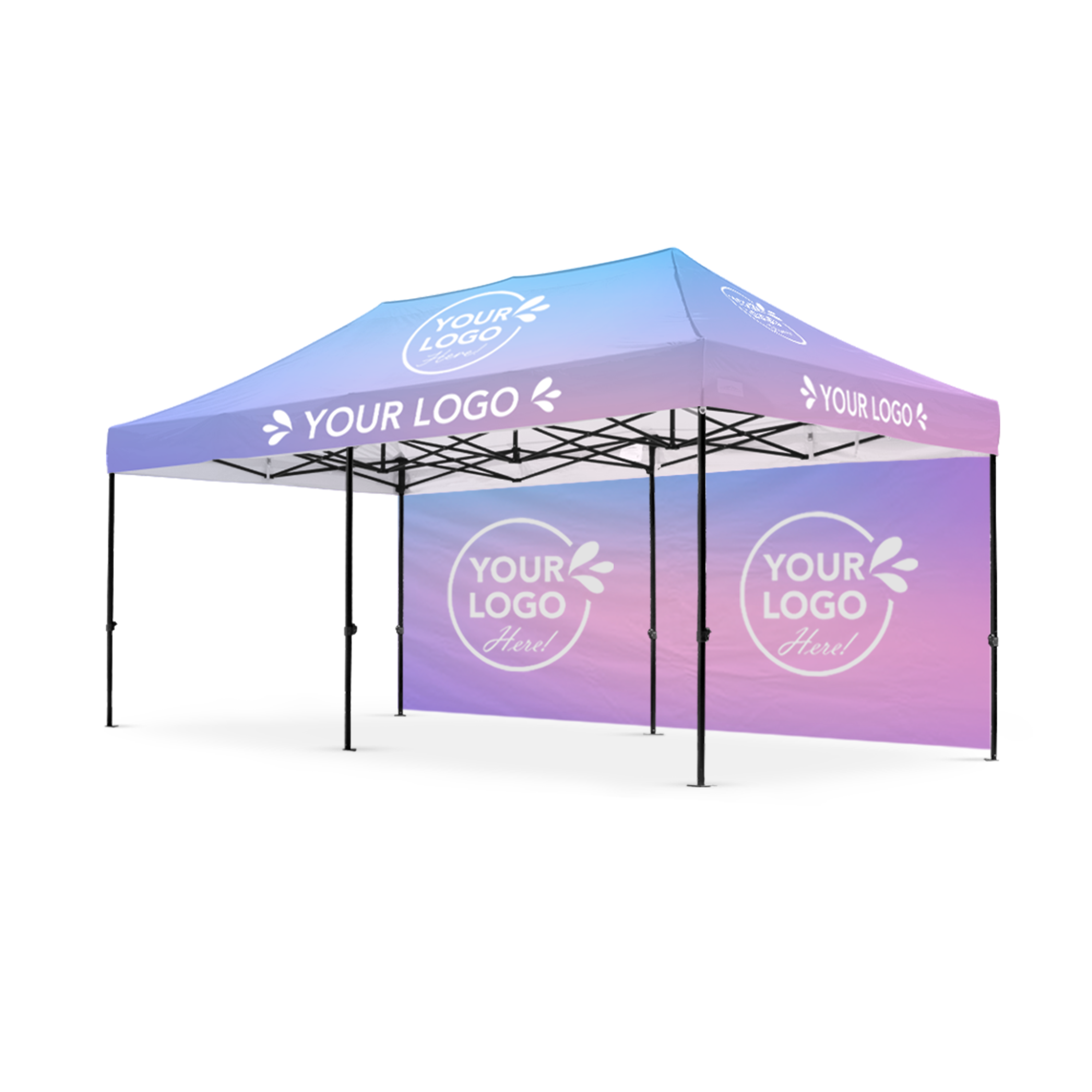 10x20 Custom Canopy Backdrop Boost Package | Extreme Canopy