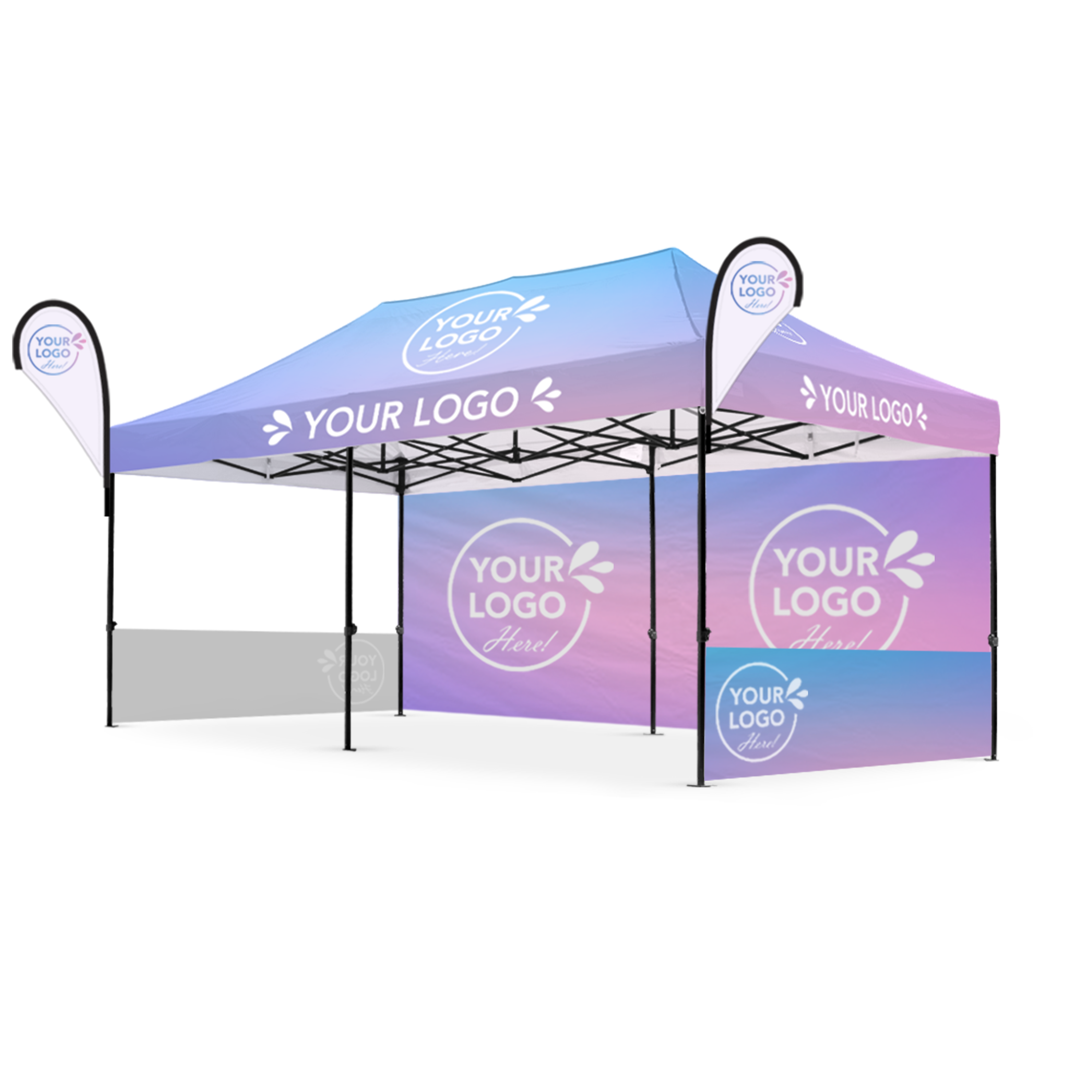 10x20 Custom Canopy Executive Display Package | Extreme Canopy